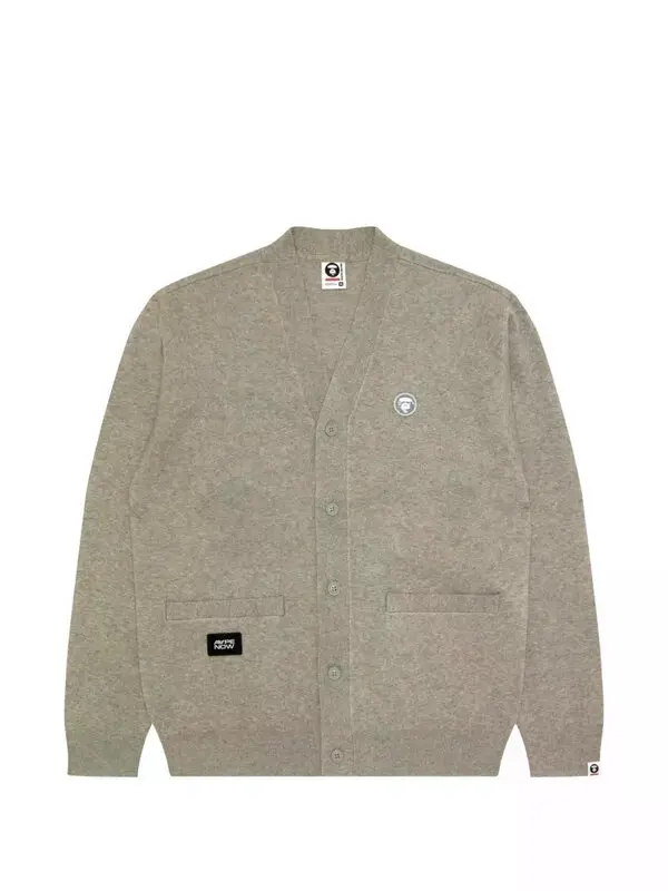 AAPE BY *A BATHING APE Logo-detail Buttoned Cardigan
