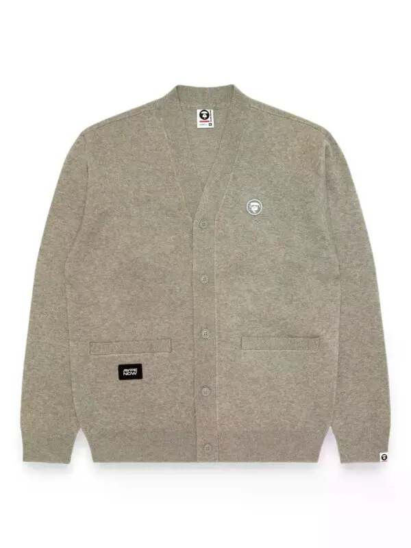 AAPE BY *A BATHING APE Logo-detail Buttoned Cardigan