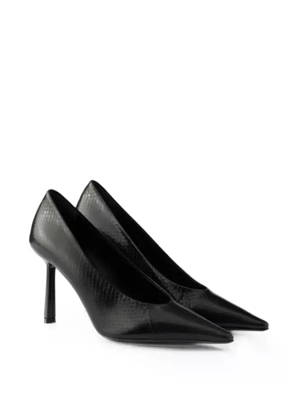 Prada Ayres Leather Pointy Toe Pumps