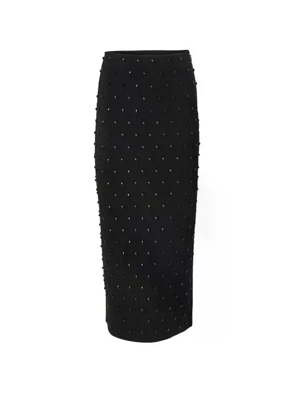 Carolina Herrera Beaded Pencil Midi Skirt