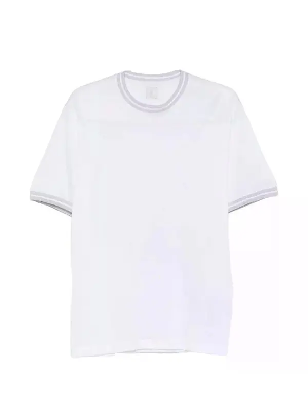 Eleventy Contrast-trim T-shirt