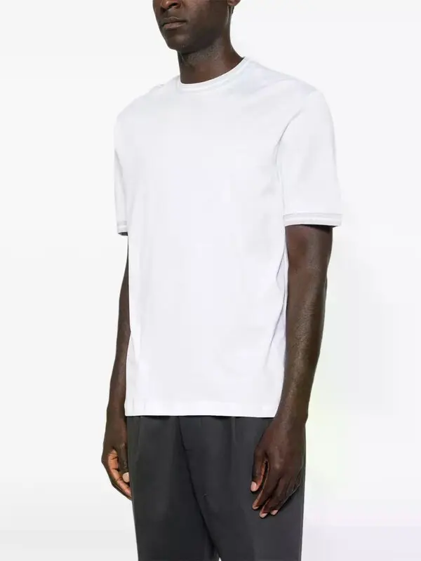 Eleventy Contrast-trim T-shirt