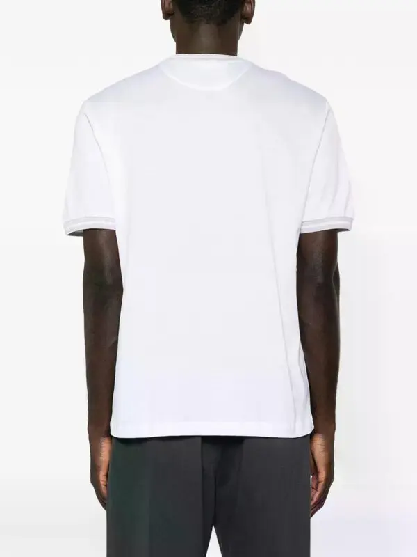 Eleventy Contrast-trim T-shirt