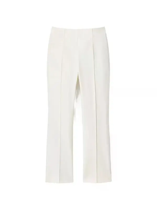 Lafayette 148 New York Pressed-crease Cropped Trousers