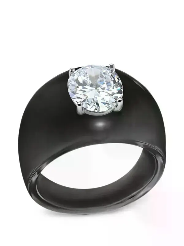 SOLO FOR DIAMONDS Diamond-embellishment Ring