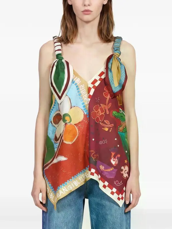 ALEMAIS X Karlee Mackie Silk Top