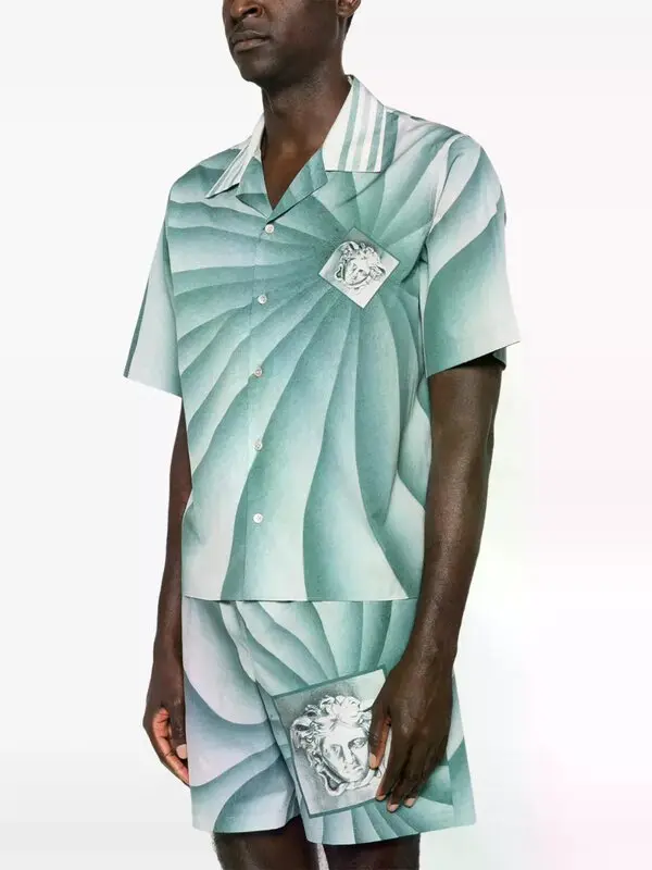 Versace Medusa Vortex-print Shirt