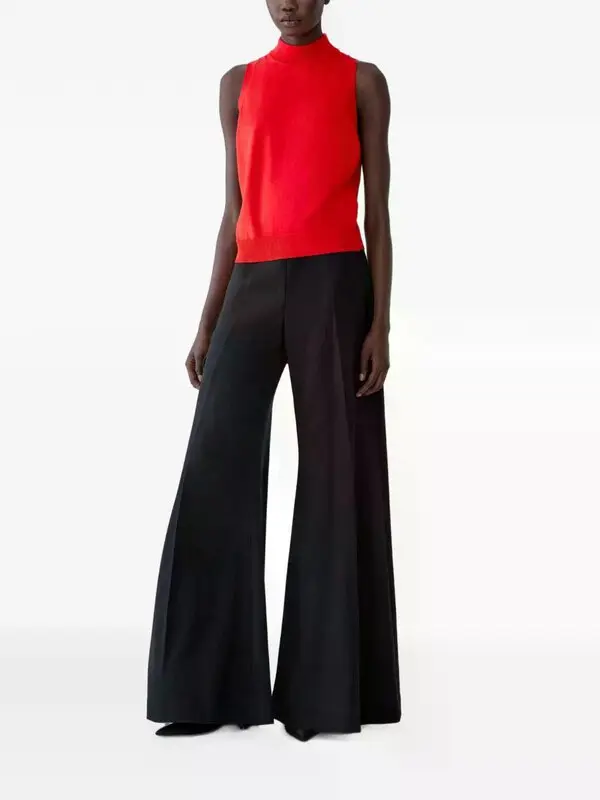 Carolina Herrera Sleeveless Mock-neck Top