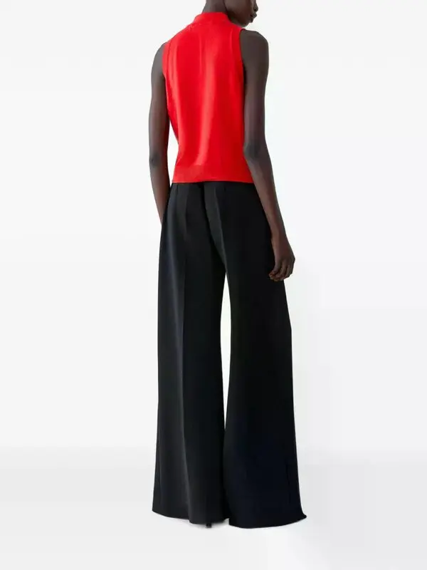 Carolina Herrera Sleeveless Mock-neck Top