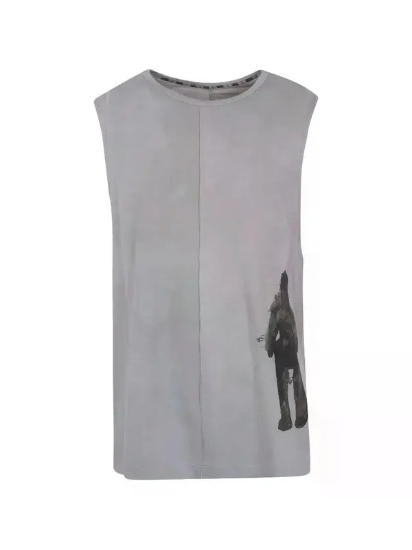 ZIGGY CHEN Graphic-print Sleeveless T-shirt