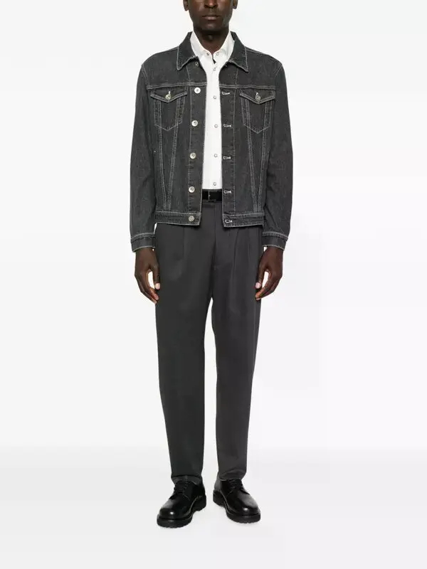 Eleventy Western-style Panelled Shirt