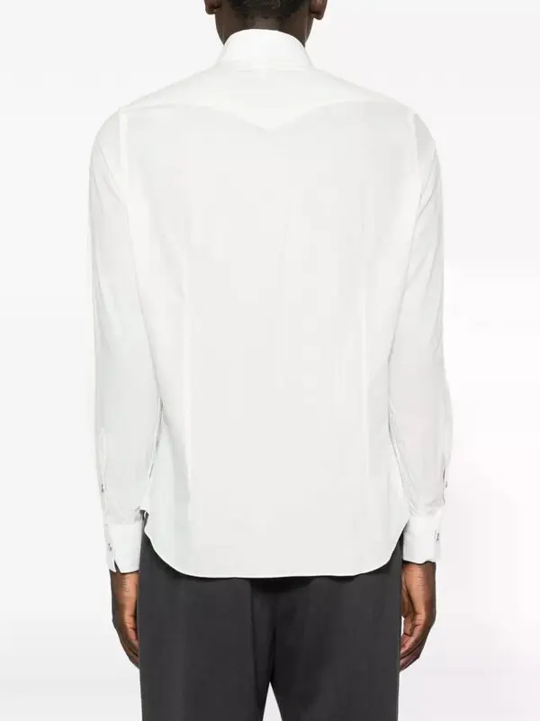 Eleventy Western-style Panelled Shirt