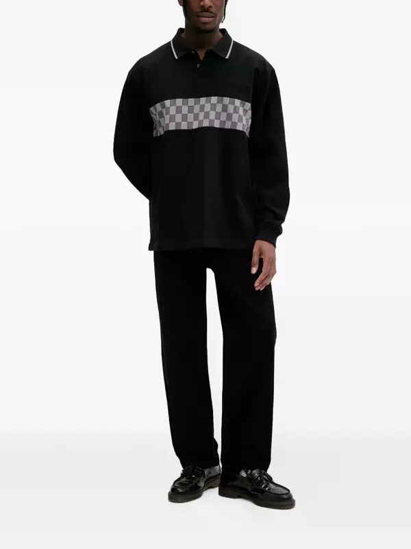 VANS Medford Checkerboard Long-sleeve Polo
