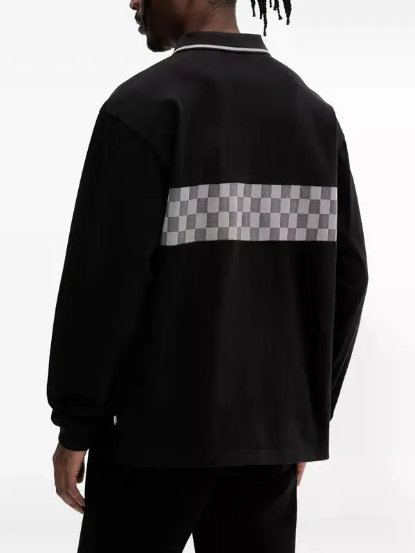 VANS Medford Checkerboard Long-sleeve Polo