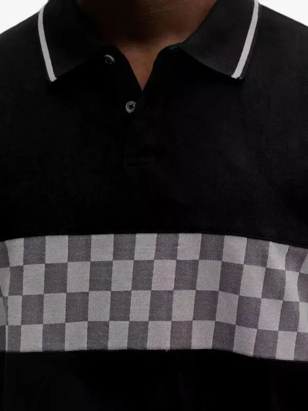 VANS Medford Checkerboard Long-sleeve Polo