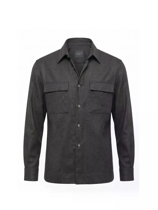 XACUS Button-up Chest-pocket Shirt