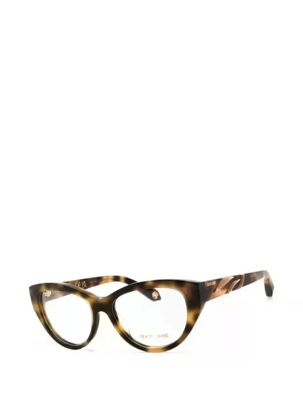 Roberto Cavalli Tortoiseshell-effect Cat-eye Glasses