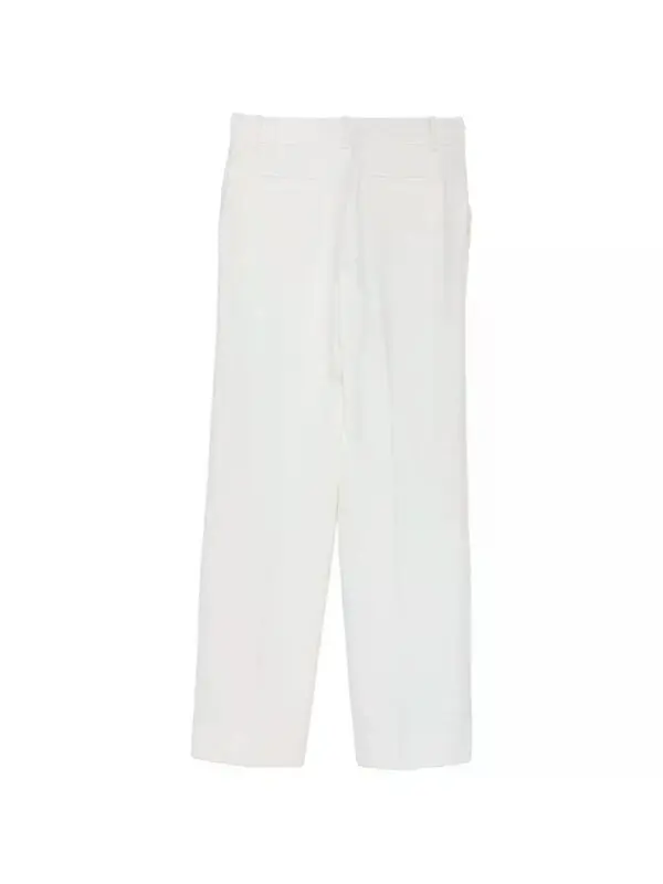 P.a.r.o.s.h Pressed-crease Wide-leg Trousers