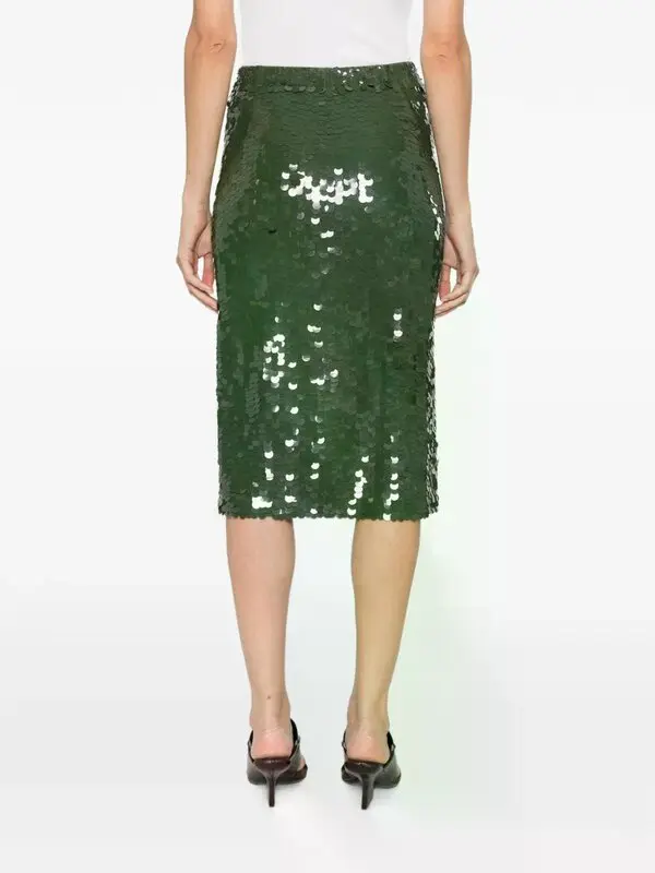 P.a.r.o.s.h Embellished Midi Skirt