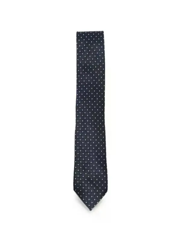 Zegna Geometric-pattern Silk Tie