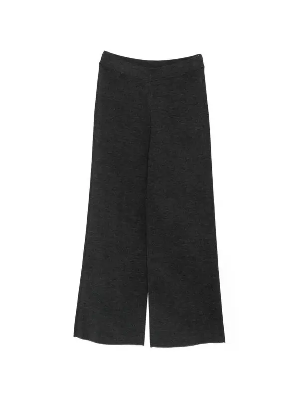 P.a.r.o.s.h Fine-knit Wide-leg Trousers