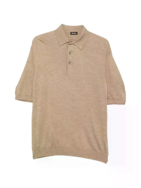 Zegna Short-sleeve Polo Sweater