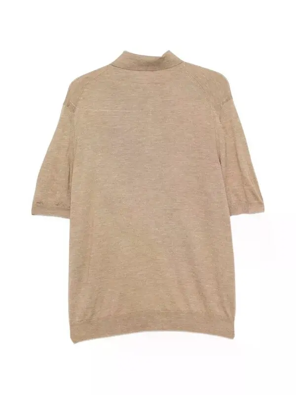 Zegna Short-sleeve Polo Sweater