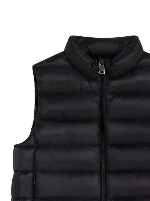 Liviana Conti Quilted Padded Gilet - Black