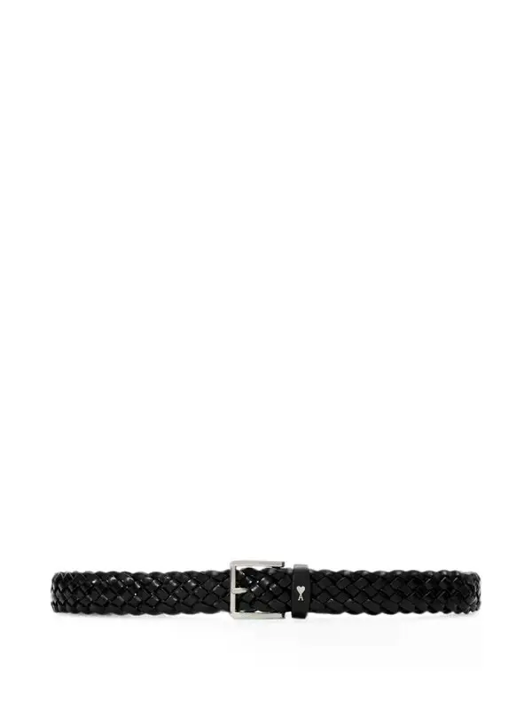 AMI Paris Braided Paris Paris Cow-leather Belt 30mm