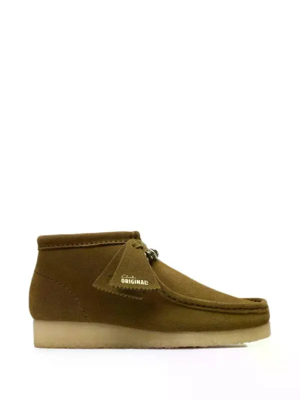 Clarks Suede Ankle Boots - Green