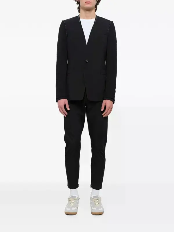 LANVIN Inside-out Collarless Jacket