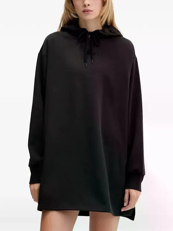 VANS Fleece Dress With Drawstring Hood