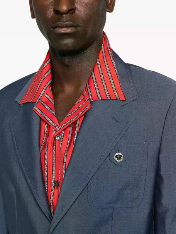 Versace Notched-lapel Single-breasted Jacket