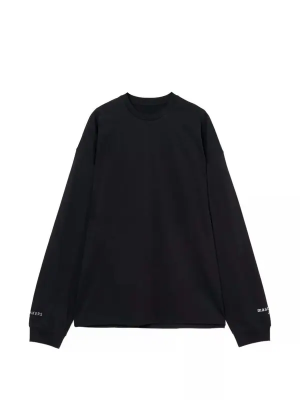 MASTERMIND WORLD Boxy-fit Logo-print T-shirt - Black