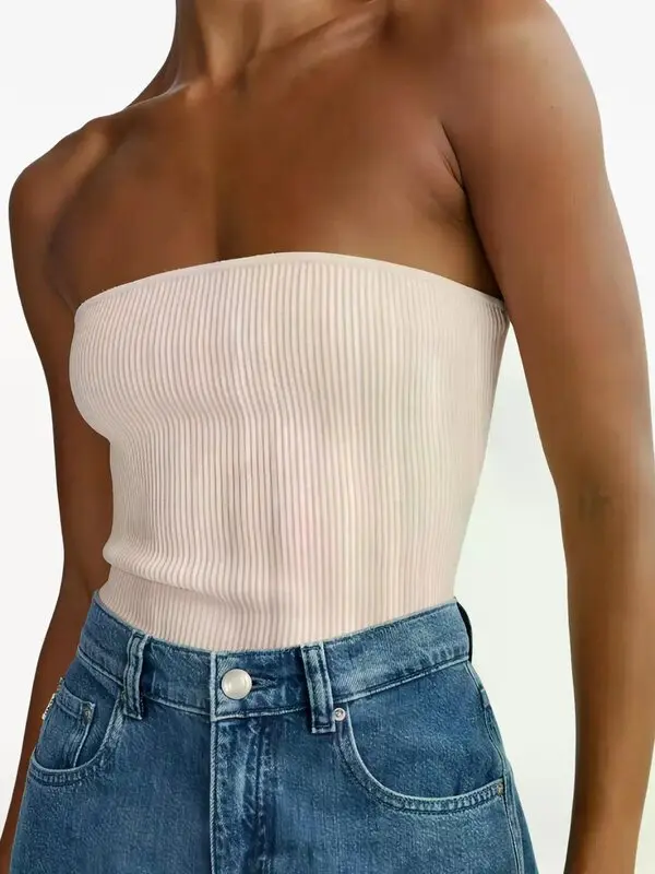 DL1961 Ribbed-knit Tube Top