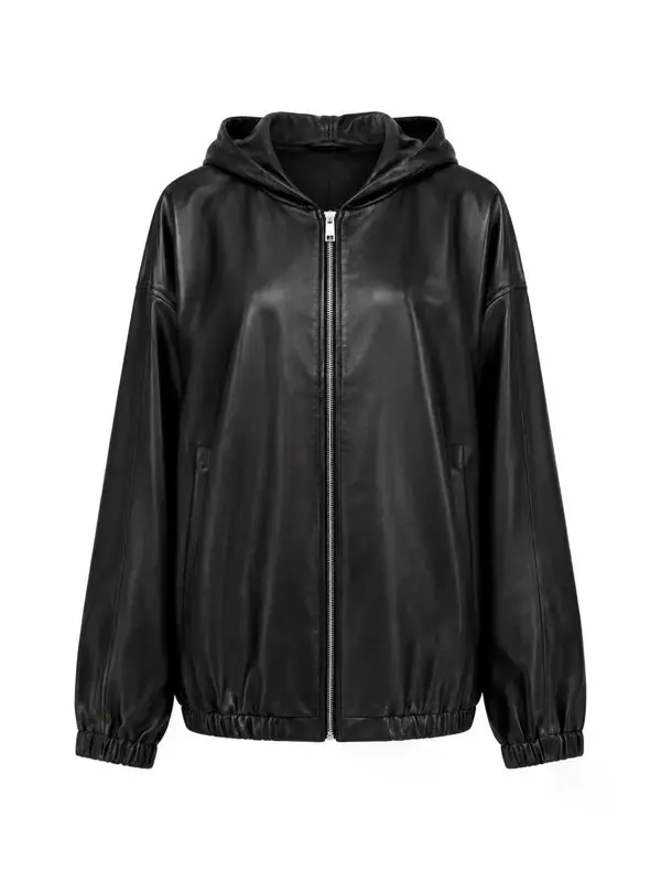 ARMA Hooded Zip-up Jacket - Black