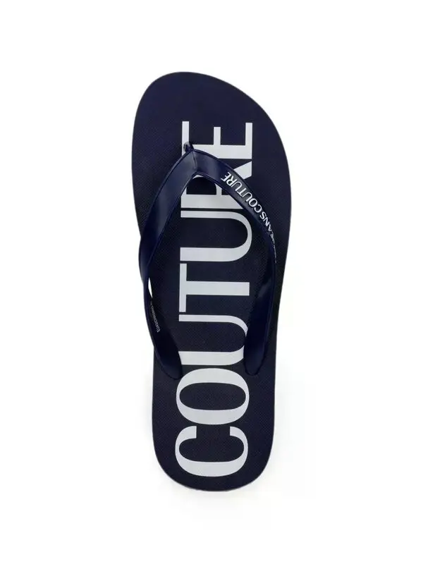 Versace Logo-print Flip Flops