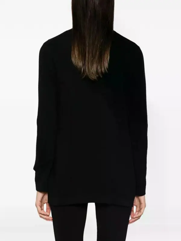 Valentino Garavani Floral Appliqué Bow-fastening Cardigan