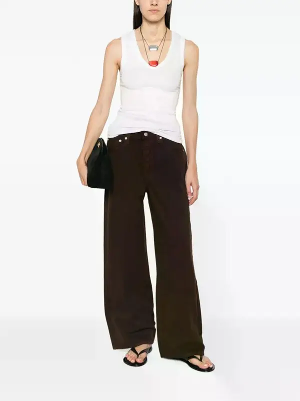 ST. AGNI Canvas Mid-rise Jeans