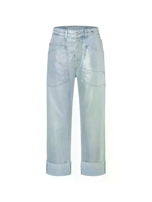 Mac Jeans Cropped Wide-leg Jeans