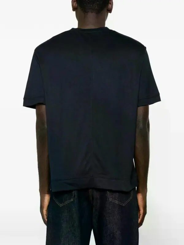 PAOLO PECORA Ribbed-trim Short-sleeve T-shirt