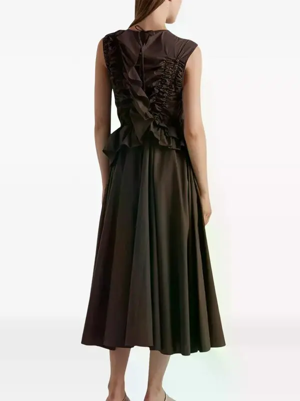 MEIMEIJ Ruffled Midi Dress