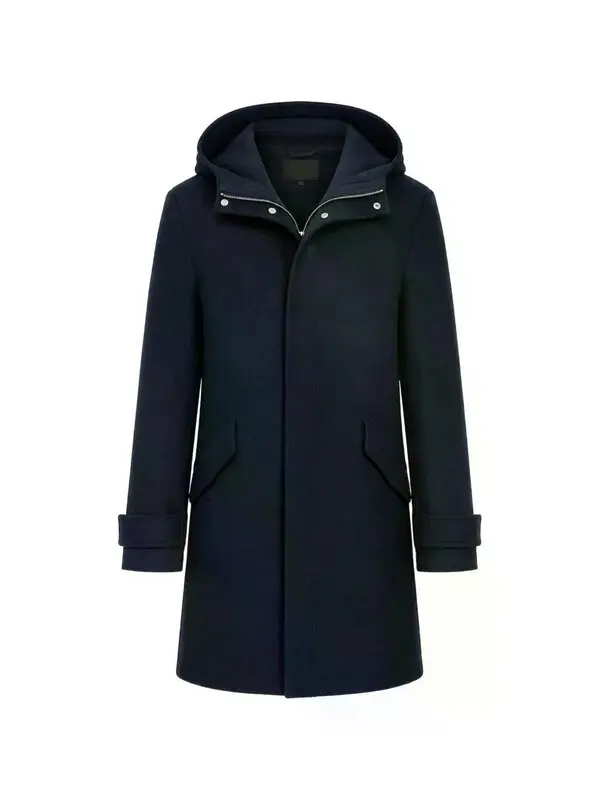 YVES SALOMON Double-sided Hooded Coat