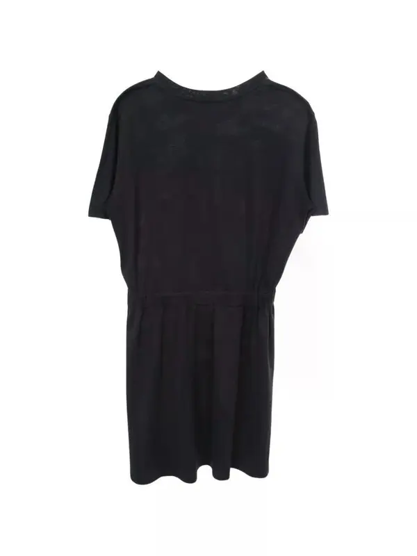 LOUIS VUITTON Short Sleeve Printed Midi Dress