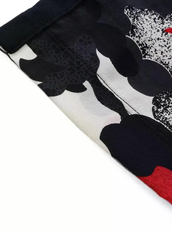 LOUIS VUITTON Short Sleeve Printed Midi Dress