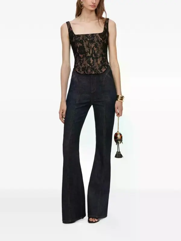 SELF-PORTRAIT Lace Corset Top