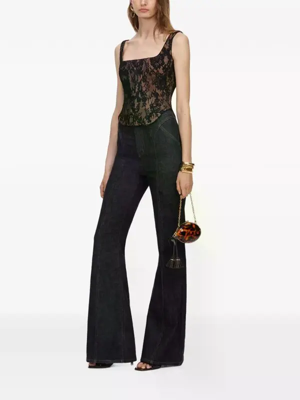 SELF-PORTRAIT Lace Corset Top