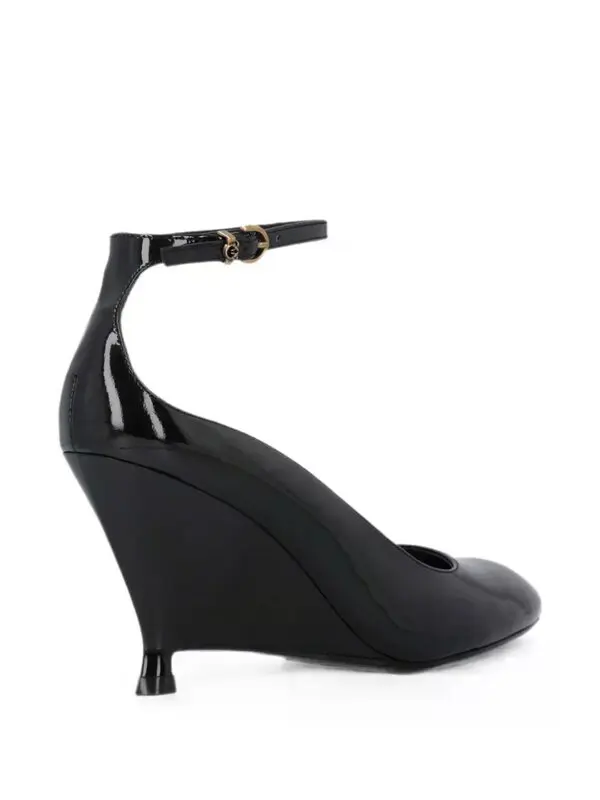 Pinko Patent-leather Wedge Pumps