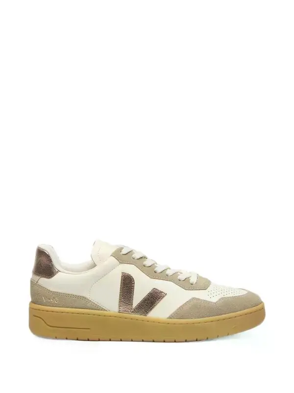 VEJA V-90 Leather Pure Bronze Natural Sneakers