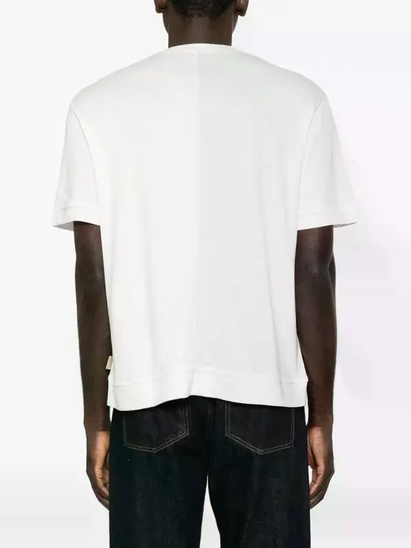 PAOLO PECORA Ribbed-trim T-shirt